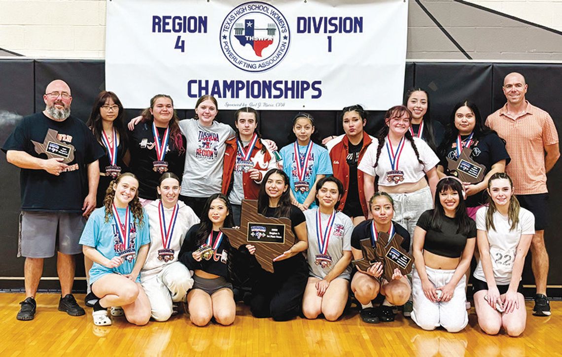 Alvin High School Powerlifting Girls, Boys' Teams shine at regional meets