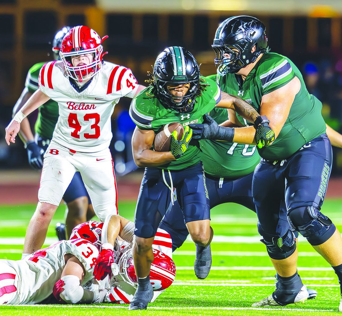 Area football trio compete in area playoffs