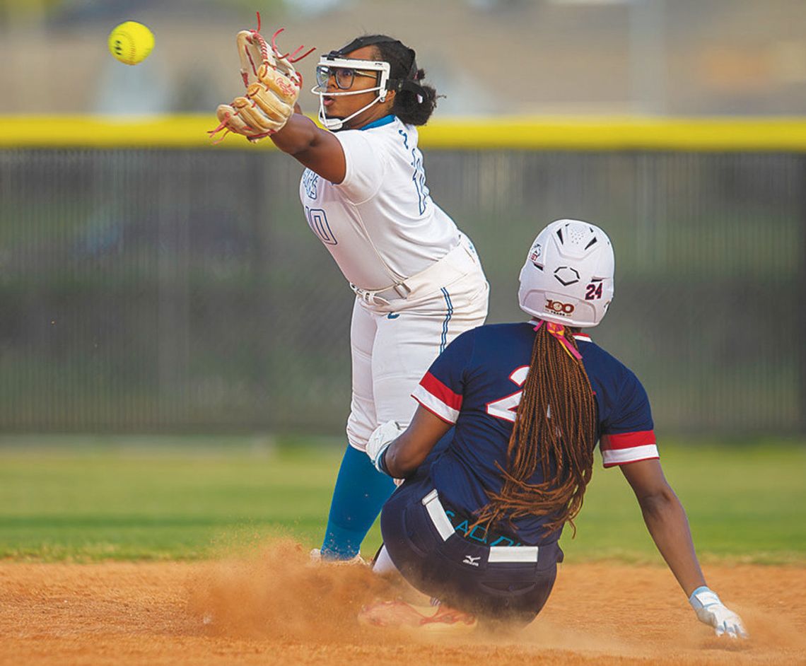 Frederick belts Lady Mavericks to 12-2 victory